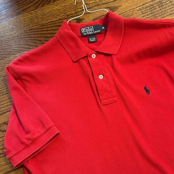 Polo Ralph Lauren | Shirts | Polo By Ralph Lauren Mens Bright Red Polo ...